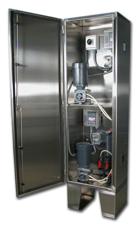 Stainless Steel Control Cabinets – Floor Mount Single Door (72″Hx30 ...