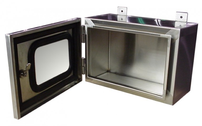 Stainless Steel Electrical Enclosures – Wall Mount Single Door (16″Hx20″Wx8″D) – Heritage ...