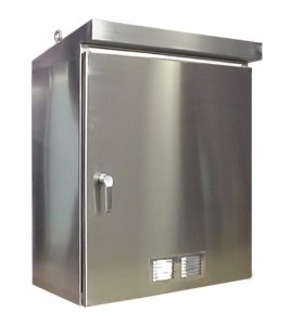 Stainless Steel Control Cabinets – Wall Mount Single Door Sloped (36 ...